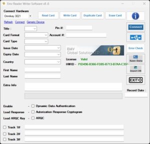 EMV Reader/Writer v8.6 ( EMV Software) - ATM Skimmer Tech